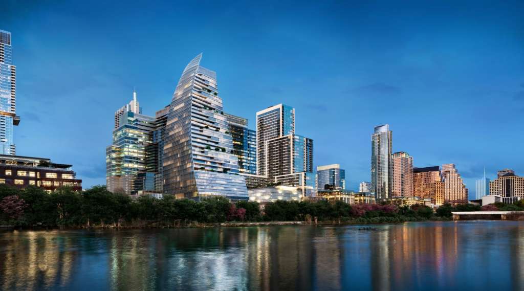 New Google Office Building Construction Reaches for the Sky in Austin ...