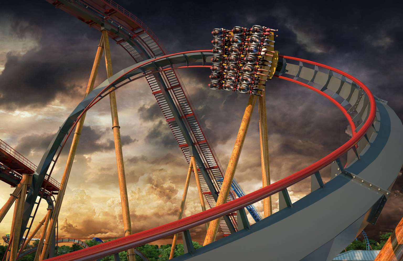World's Steepest Roller Coaster Coming to Six Flags Fiesta Texas in San ...