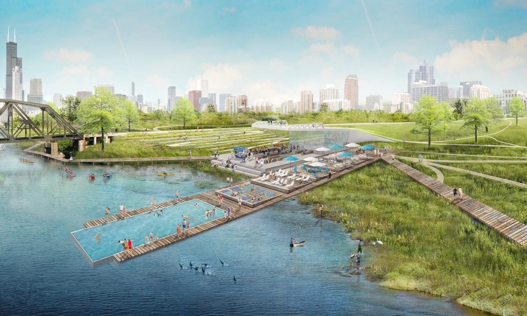Design Firm Reimagines Chicago Riverwalk as Lively Natural Habitat ...