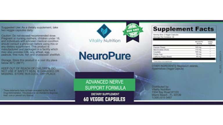 NeuroPure Reviews – Vitality Nutrition Neuropathy Supplement for Nerve ...