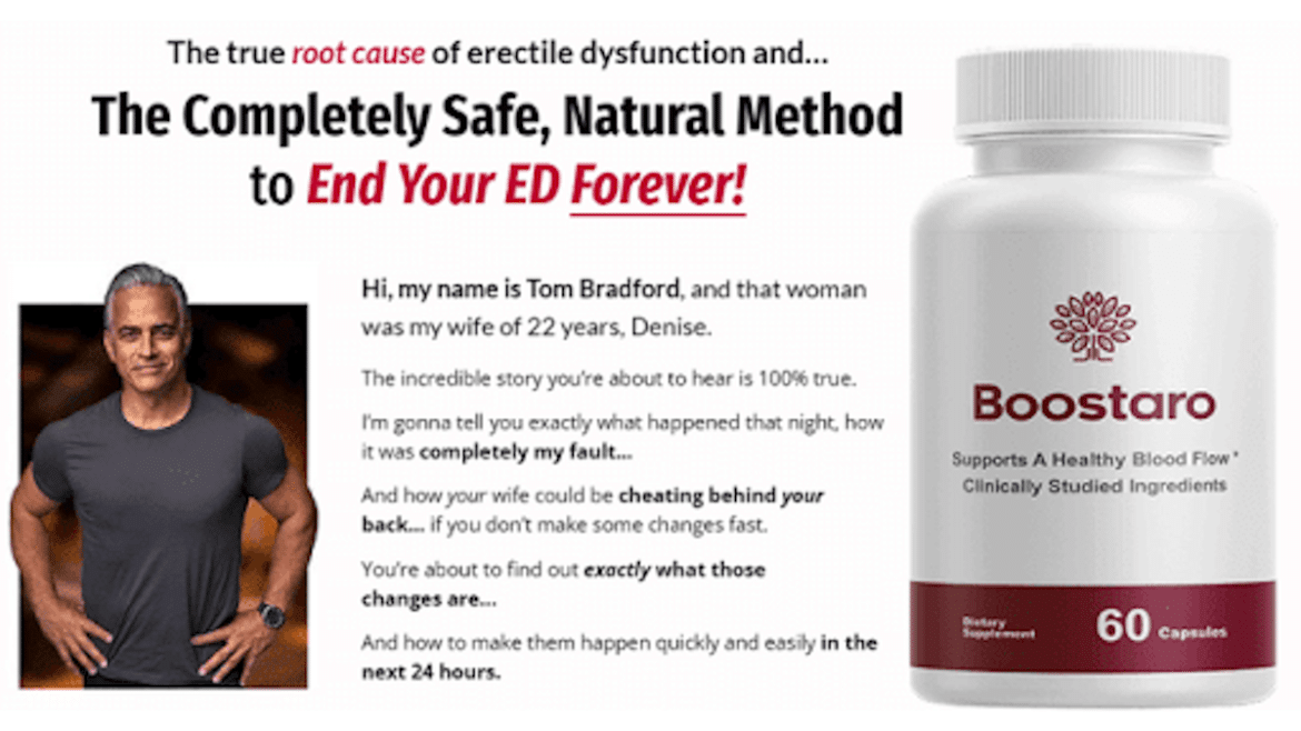 Boostaro Review 2023: Natural Method to End Your ED Forever! - UrbanMatter
