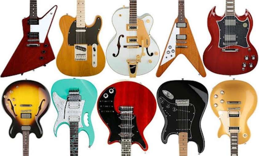 Shapes and styles of electric guitar bodies - UrbanMatter