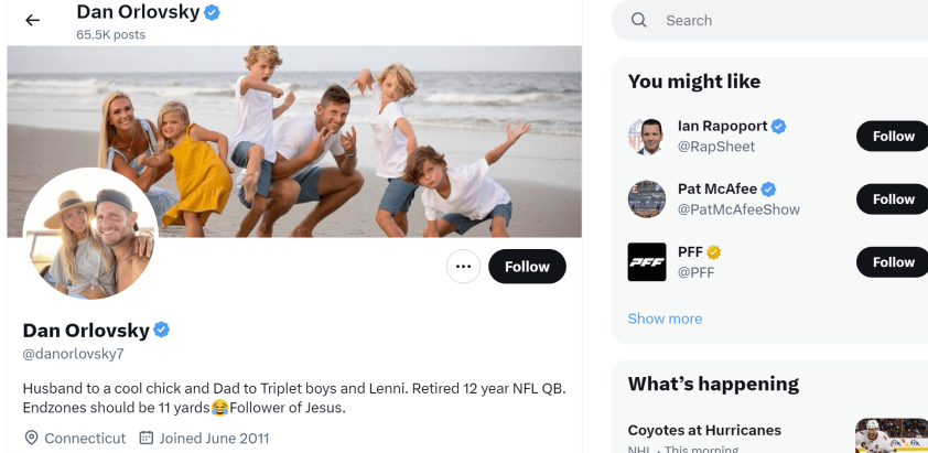 Who is Dan Orlovsky's Wife? All You Need to Know About Dan Orlovsky's ...