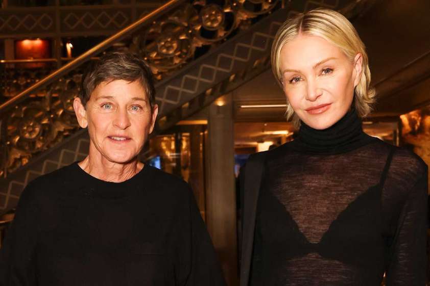 Ellen DeGeneres Portia Cotswolds life